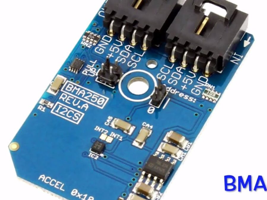 Acceleration Measurement Using BMA250 and Raspberry Pi - Hackster.io